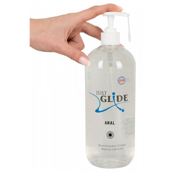 JUST GLIDE Lubrificante Intimo ANALE a Base Acquosa 1 LITRO UNICORNOROSA